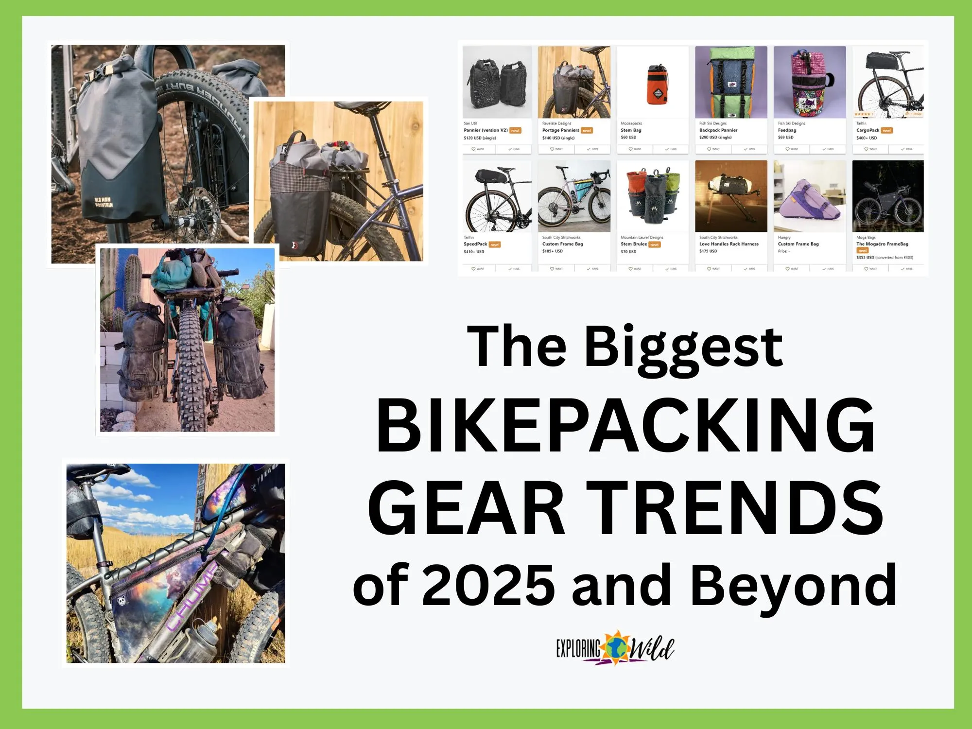 Bikepacking Gear Trends of 2025 and Beyond - Exploring Wild